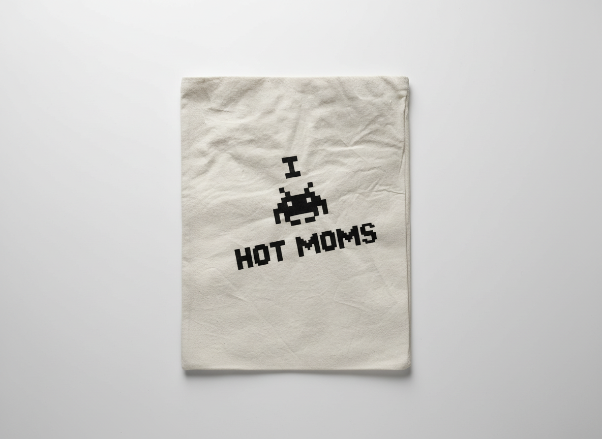 I (heart) Hot Moms Pixel Art Screen Print | Free Files - Atomm