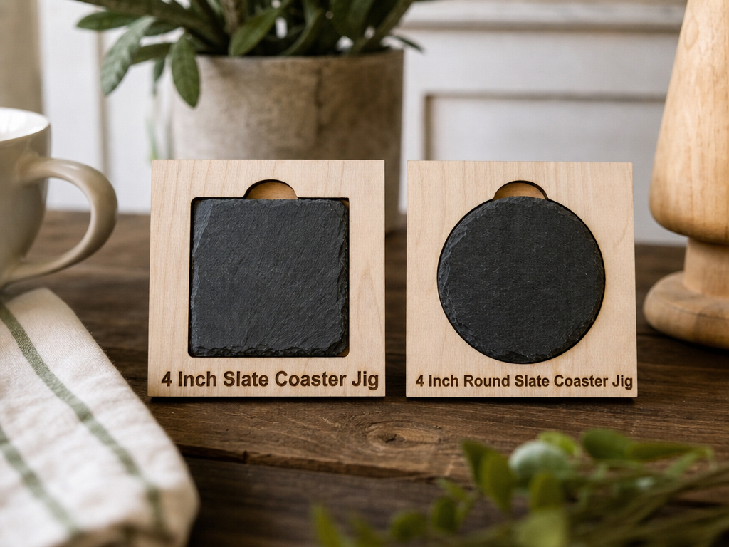 JIG Mini Coaster Display Template – Laser Cut Files for Single 4-Inch ...