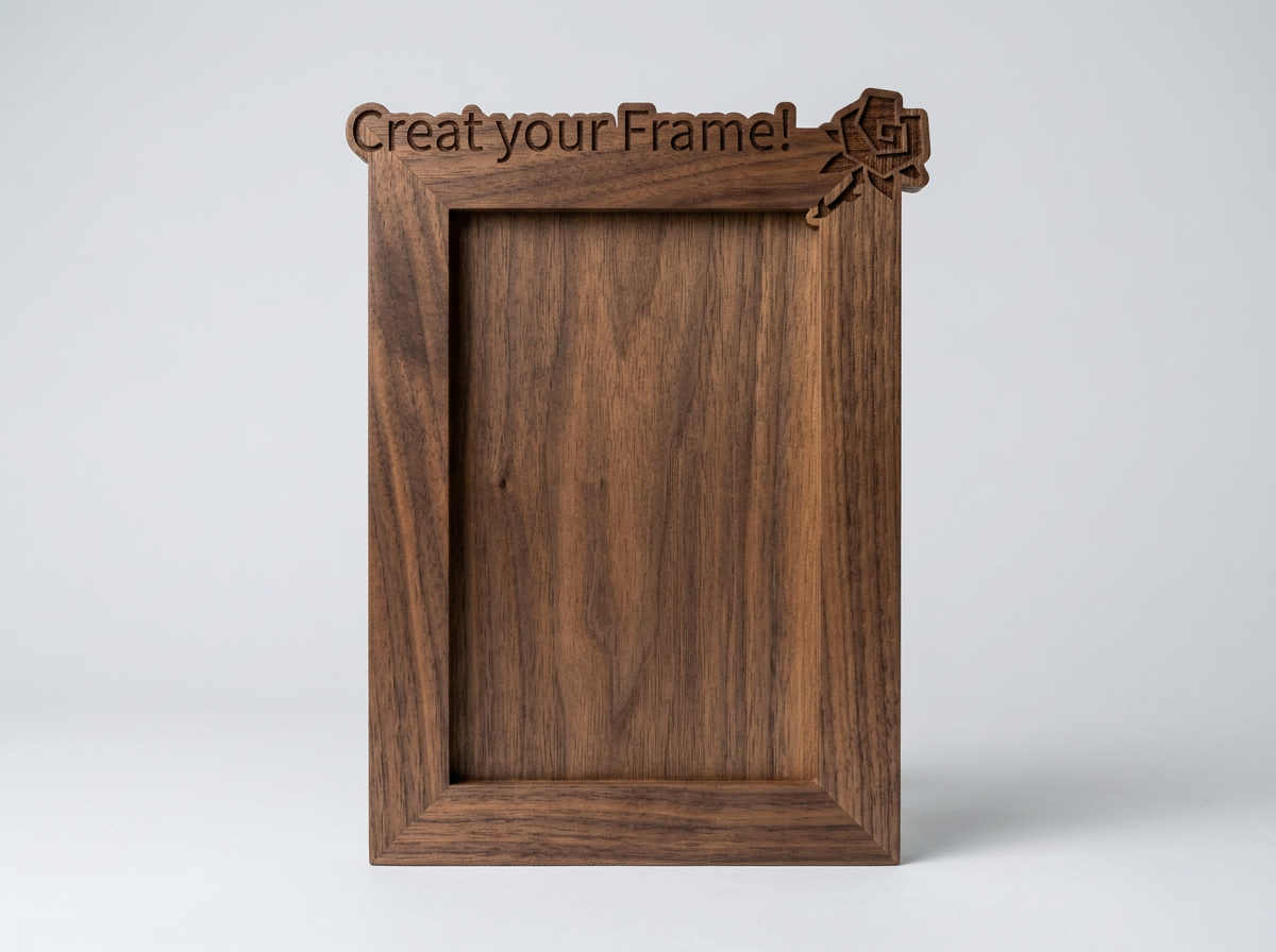 Fundamental photo frame - Laser Cut & Engraving Template | Atomm