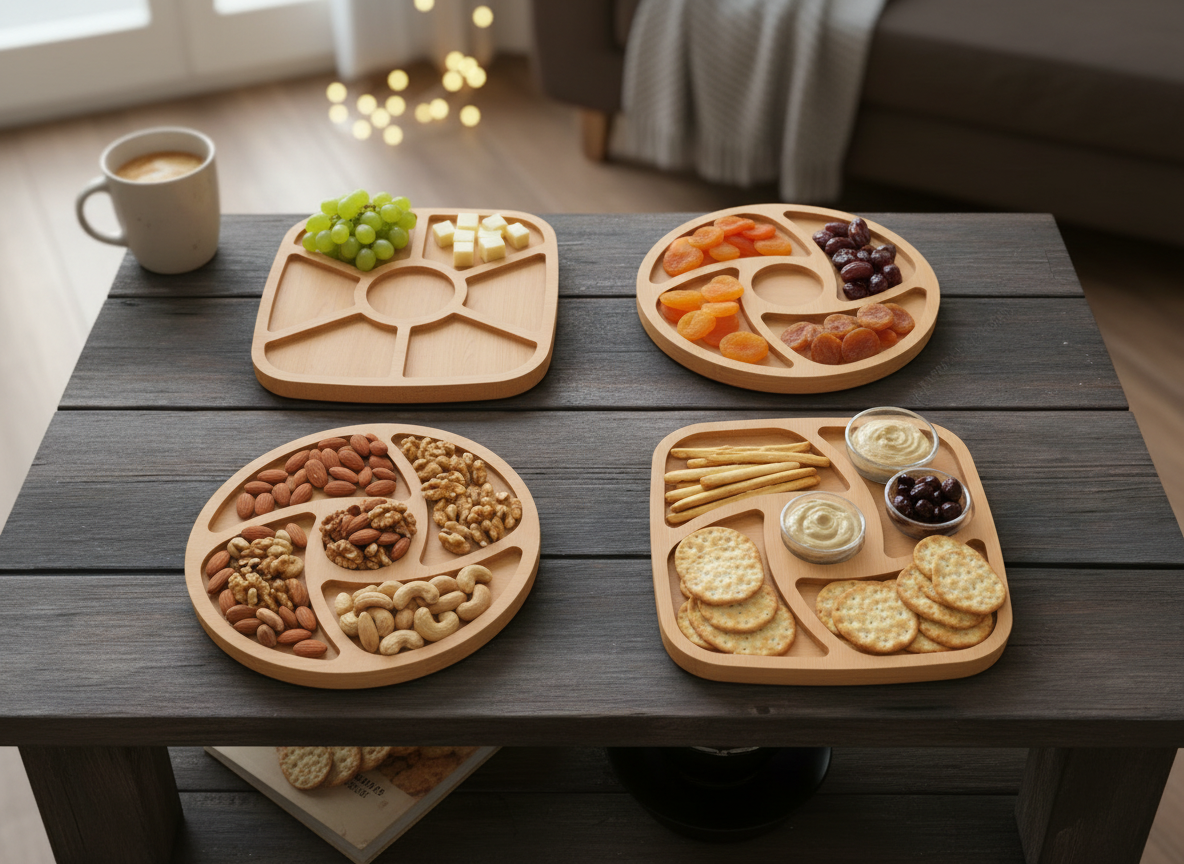 Laser Cut Snack Trays - DIY Charcuterie Board Cutting Files for ...