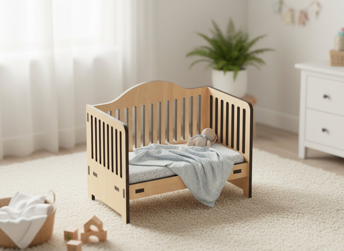 Laser cut and engrave | DIY Dollhouse Bunk Bed Laser Cut Files - Loft ...