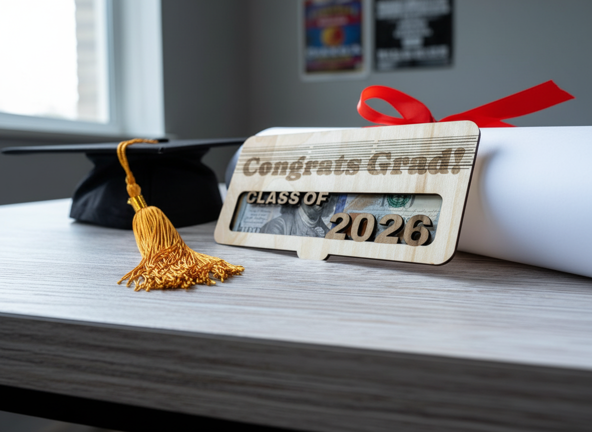 Congrats Grad Class of 2026 Money Holder for Graduation | Ready to Use ...