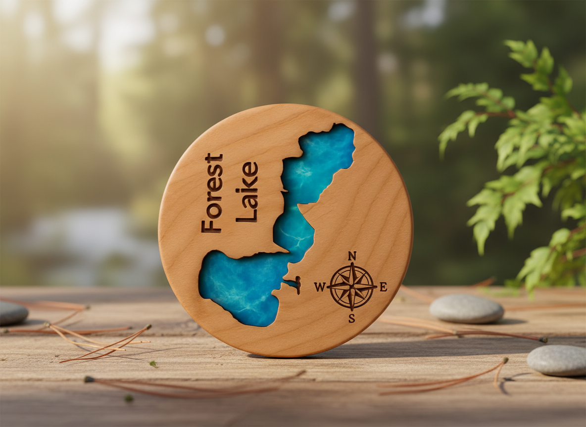 2 layered map of forest lake mn coaster | Free Files - Atomm