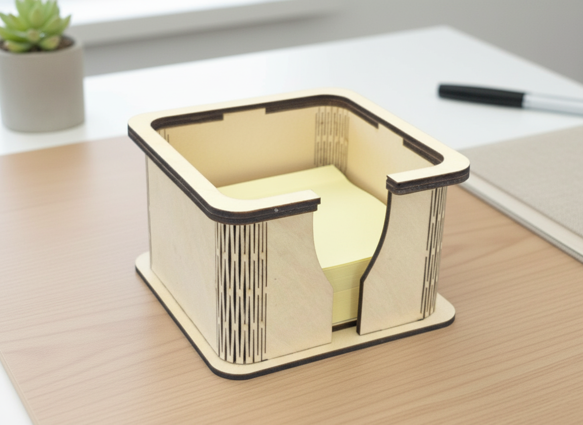 Desktop paper notes box organizer | Free Files - Atomm