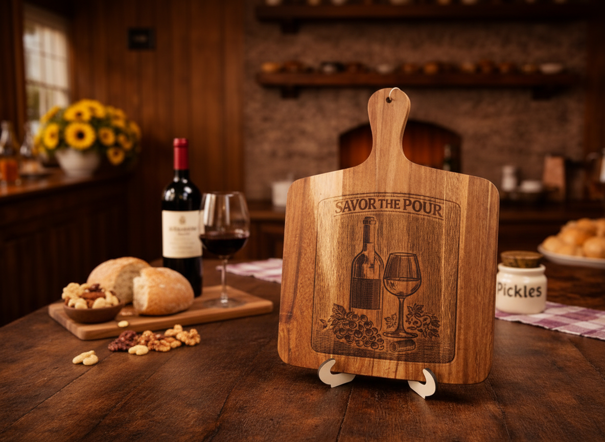 The Art of the Board & Savor the Pour Cutting Board Set | Free Files ...