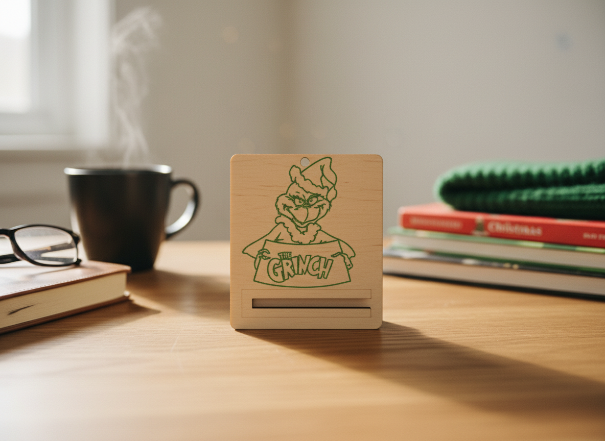 Laser Cut The Grinch Christmas Ornament Design | Free Files - Atomm