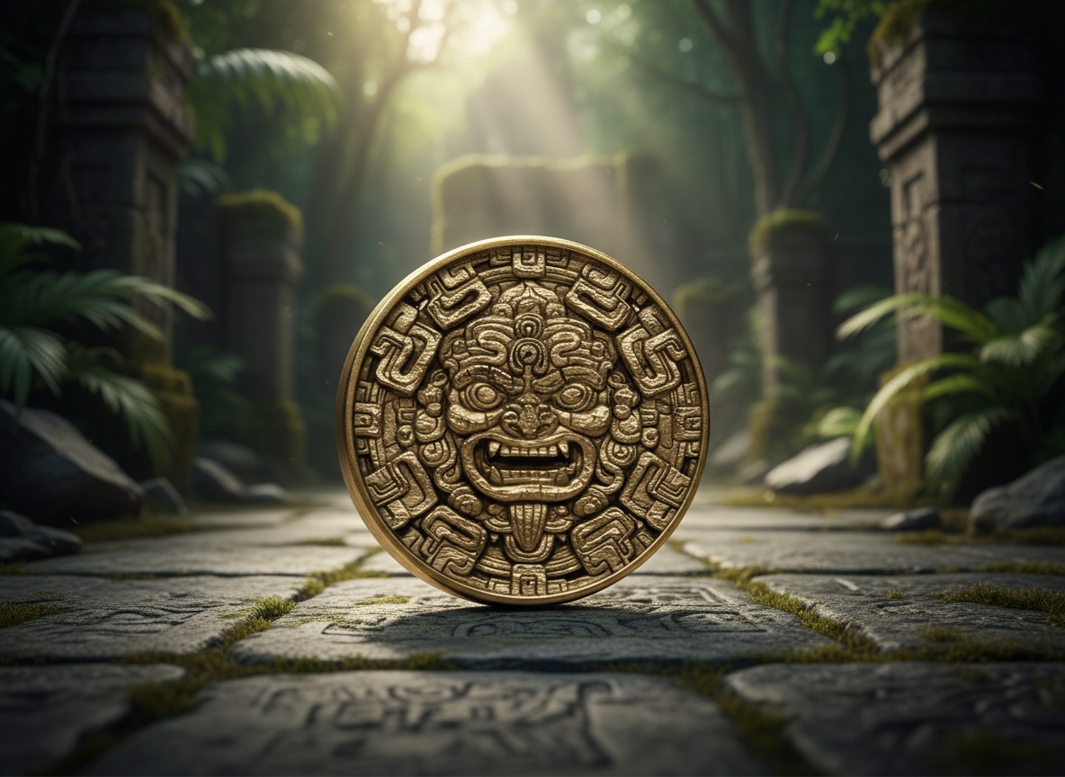 Aztec Gold Deep Relief Coin | Free Files - Atomm