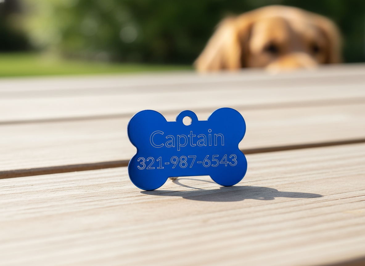 Custom Pet Tag with phone number | Free Files - Atomm