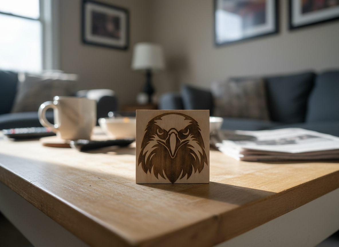 Eagle Head Silhouette – Laser Engraving SVG (Diode, CO₂ & UV Tested ...