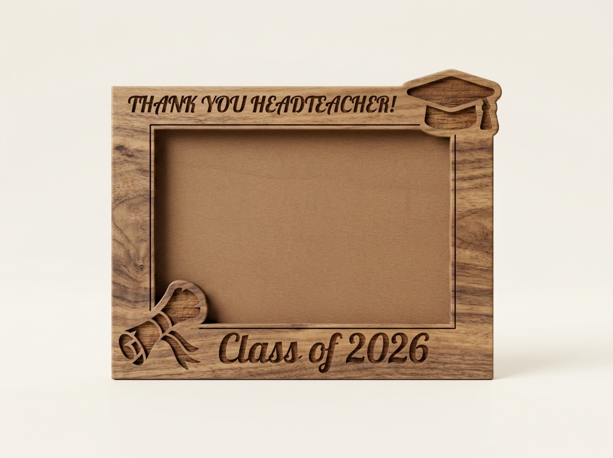 Cadre de graduation - Laser Cut & Engraving Template | Atomm