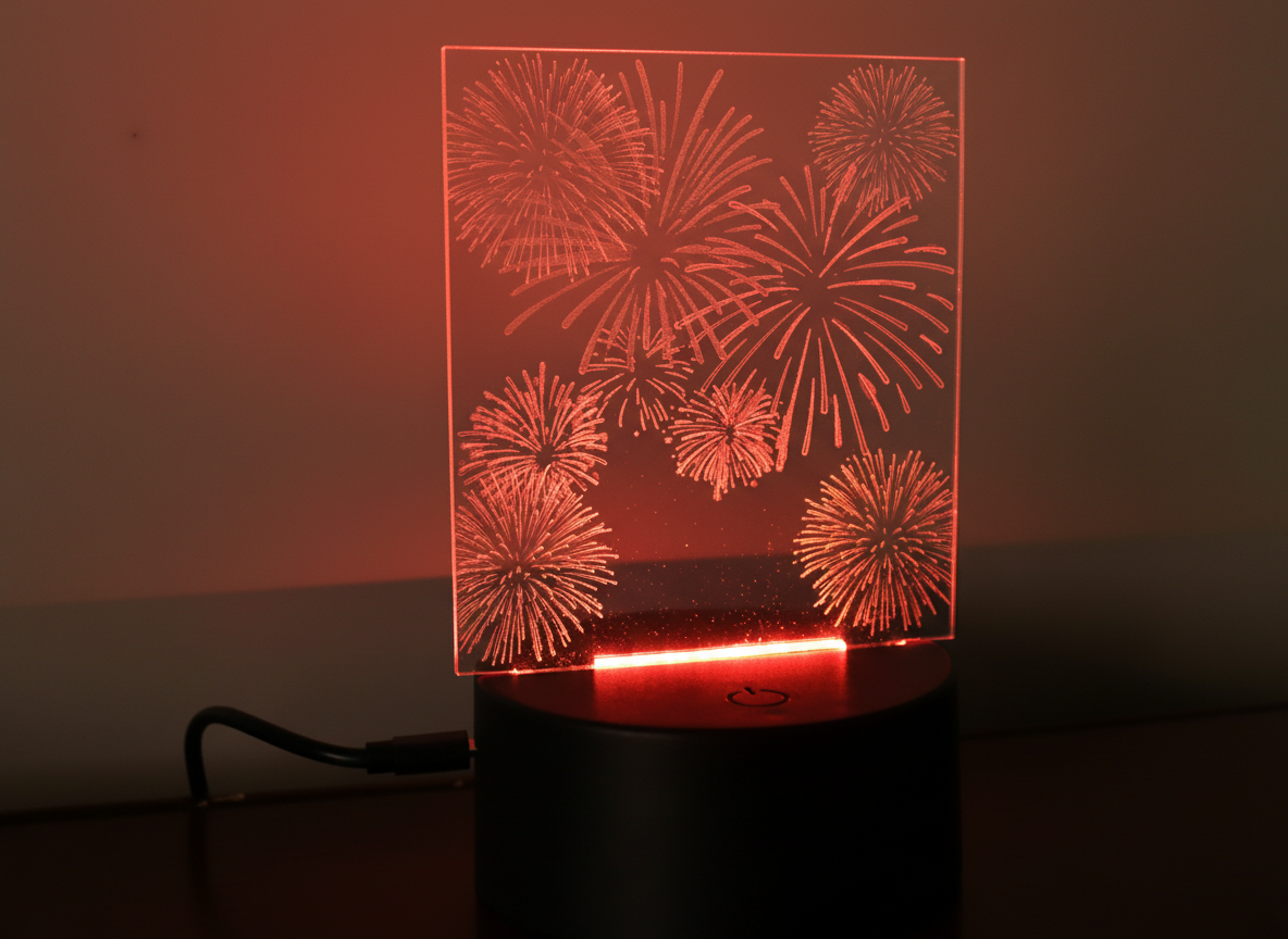Fireworks on acrylic | Free Files - Atomm