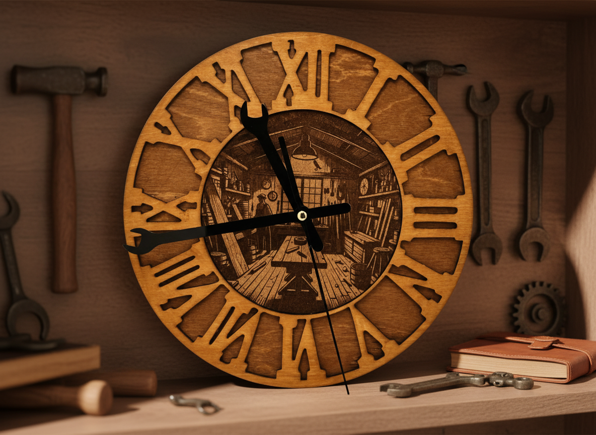 Workshop clock | Free Files - Atomm