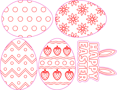 Wooden Easter Egg Crafts | Free Files - Atomm