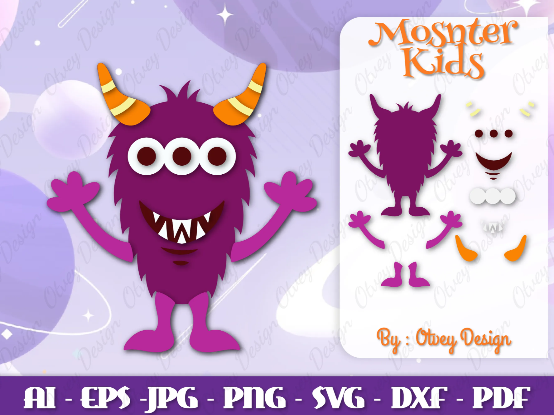Laser cut and engrave | Monster Kids SVG, Funny Monster SVG | Ready to ...