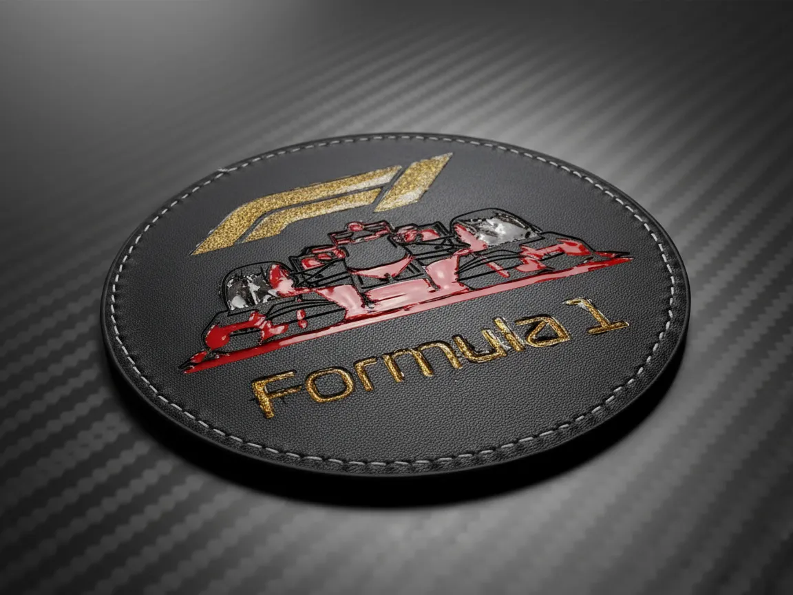 Formula One Leather Coaster / Posavasos de piel Formula1 | Free Files ...