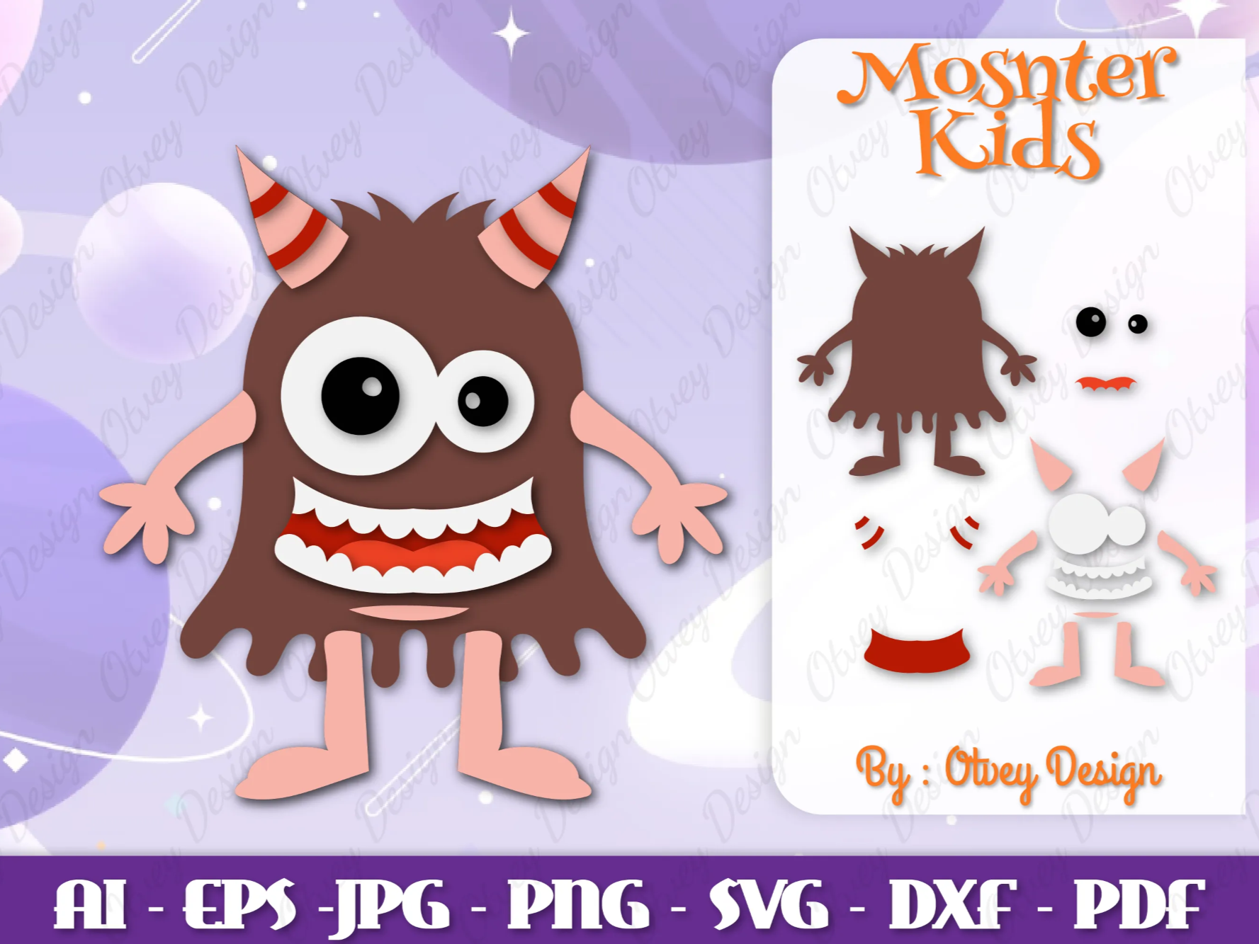 Laser cut and engrave | Monster Kids SVG, Funny Monster SVG | Ready to ...
