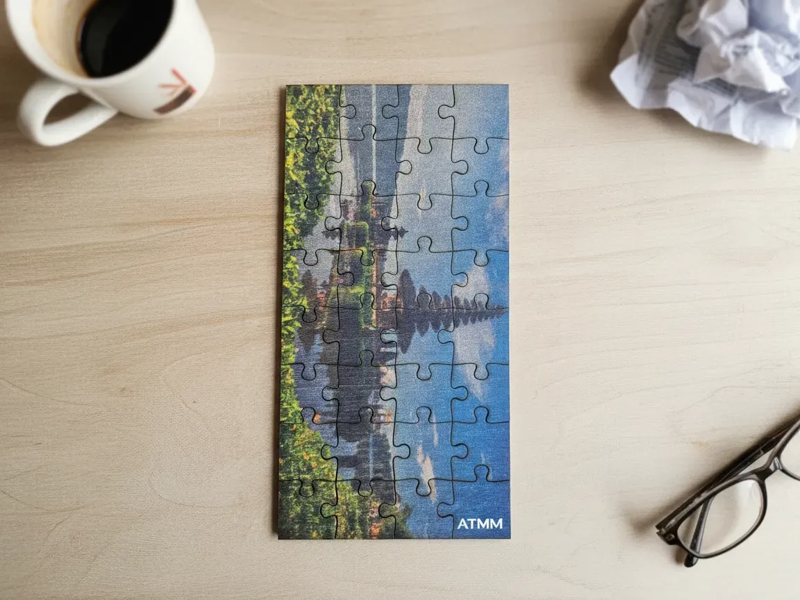 Laser cut and engrave,Inkjet printing | mini puzzle découpé au laser ...