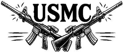 Cedar Board - USMC Marines “ USMC Crossed Rifles Emblem Sign” | Free ...