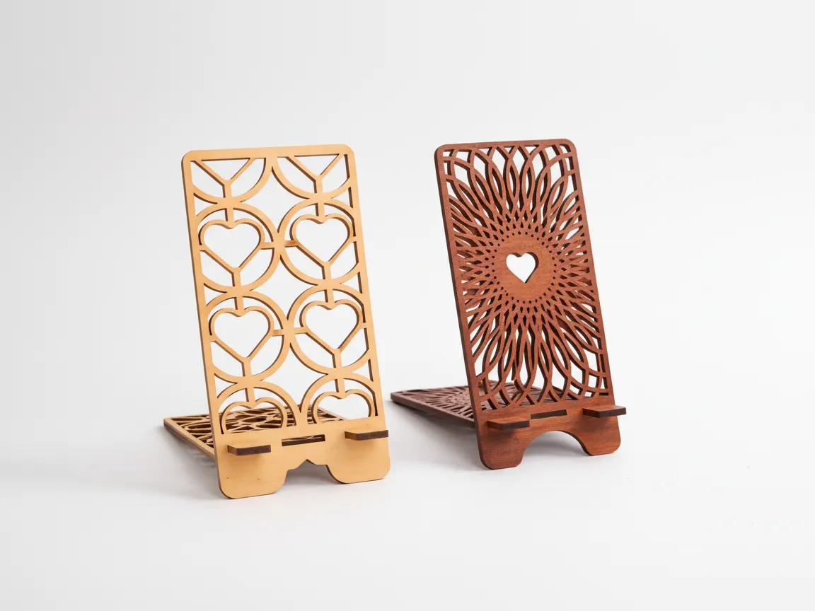 Phone Stand SVG | Laser Cut Phone Holder | Wooden Phone Stand | Free ...