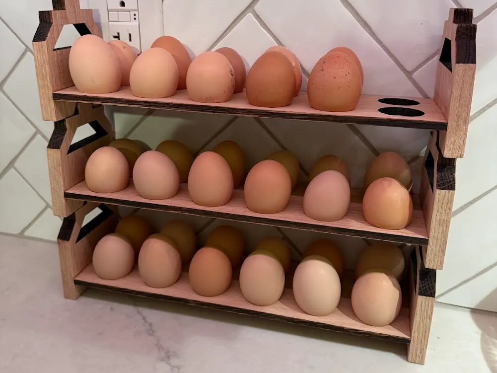 Stacking Egg Rack - Fresh Eggs | Free Files - Atomm