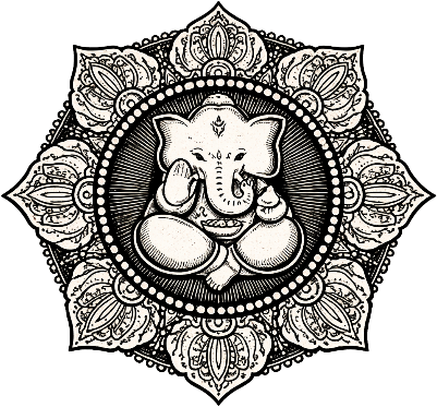 sughero con incisione elefantino Ganesh | Free Files - Atomm