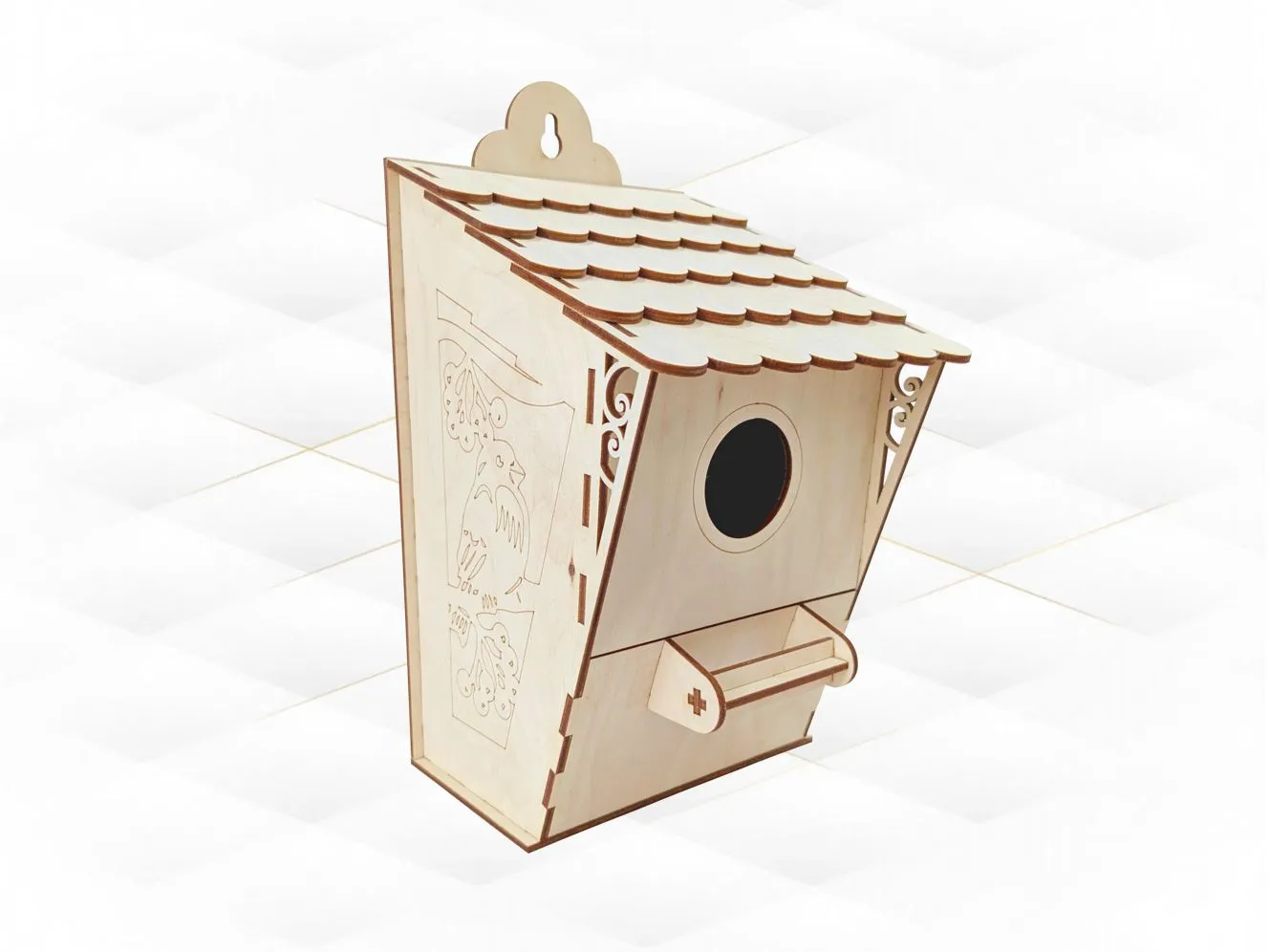 Gift birds house, garden decor, laser cutting design. Garden houses ...