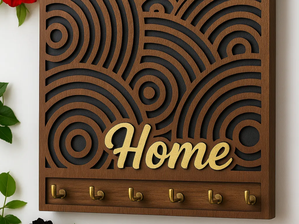 3 Design Geometric Key Holder | Ready to Use Files - Atomm