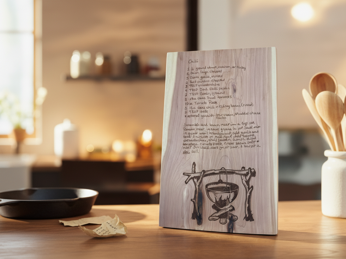 Chili Recipe Board | Free Files - Atomm