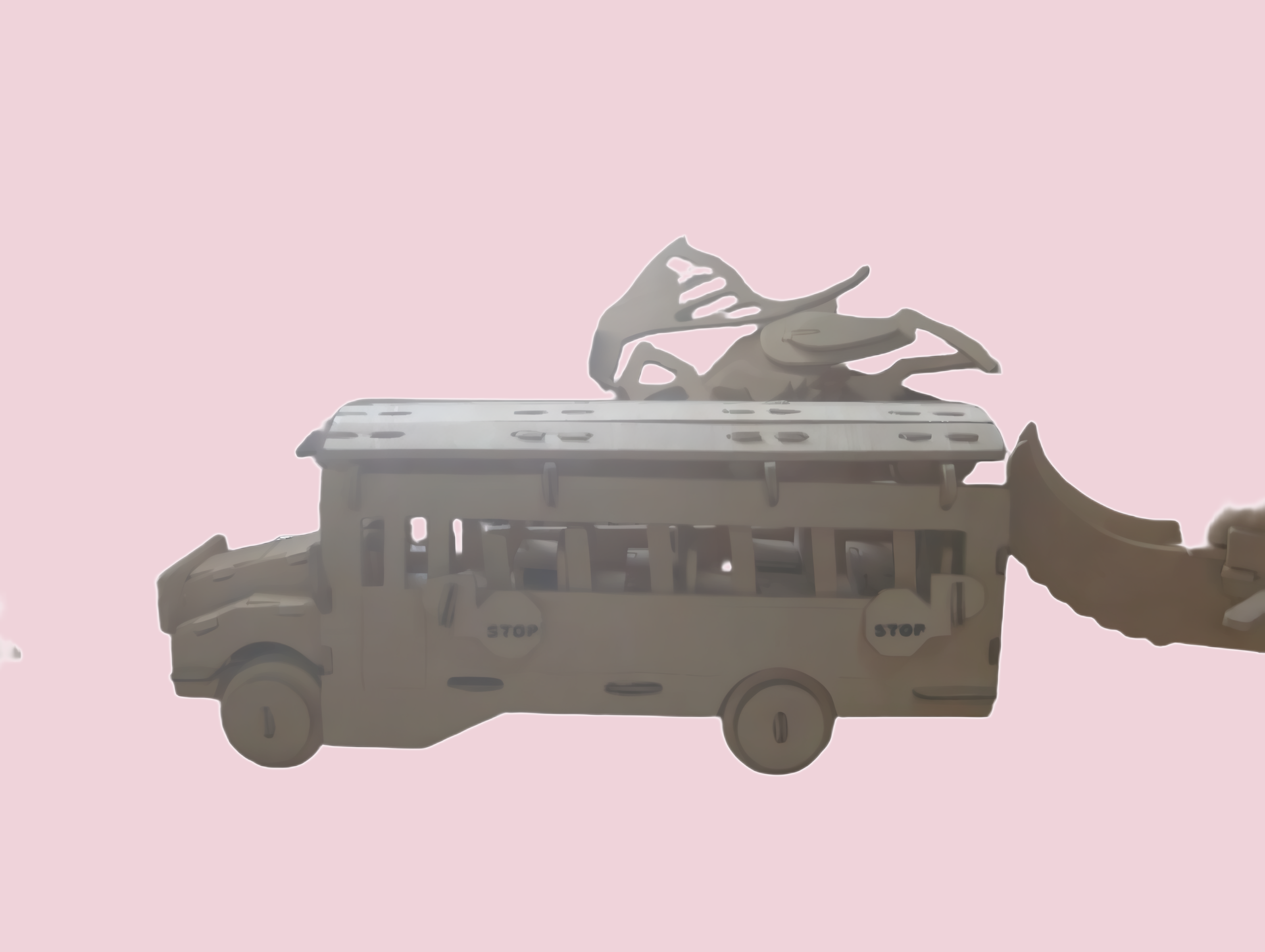Laser Cut School Bus DXF File | Free Files - Atomm
