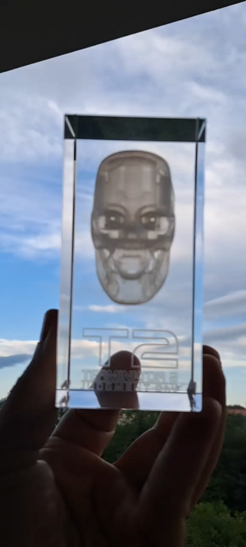 T800 - Cráneo Endoesqueleto metálico de Terminator 2 - El Juicio Final ...