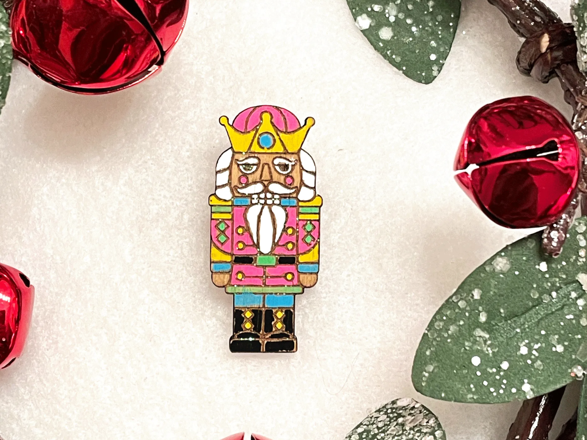 Nutcracker Christmas Brooch Pin | Ready to Use Files - Atomm