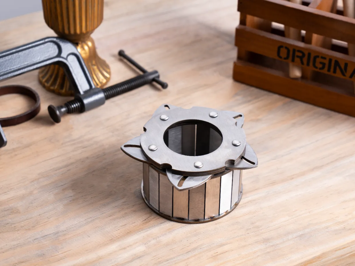 Laser Cut Metal Mechanical Iris | Free Files - Atomm