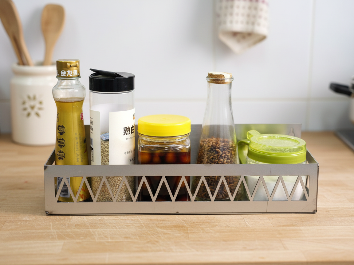 [How To]Laser Cut Stainless Steel Kitchen Spice Rack | Free Files - Atomm