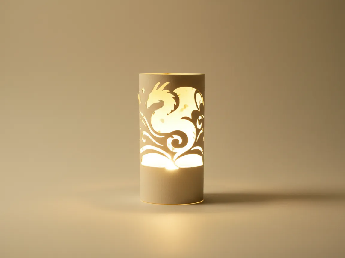 📖 Dragon & Magic Book Lantern – A Touch of Fantasy for Your Home | Free ...