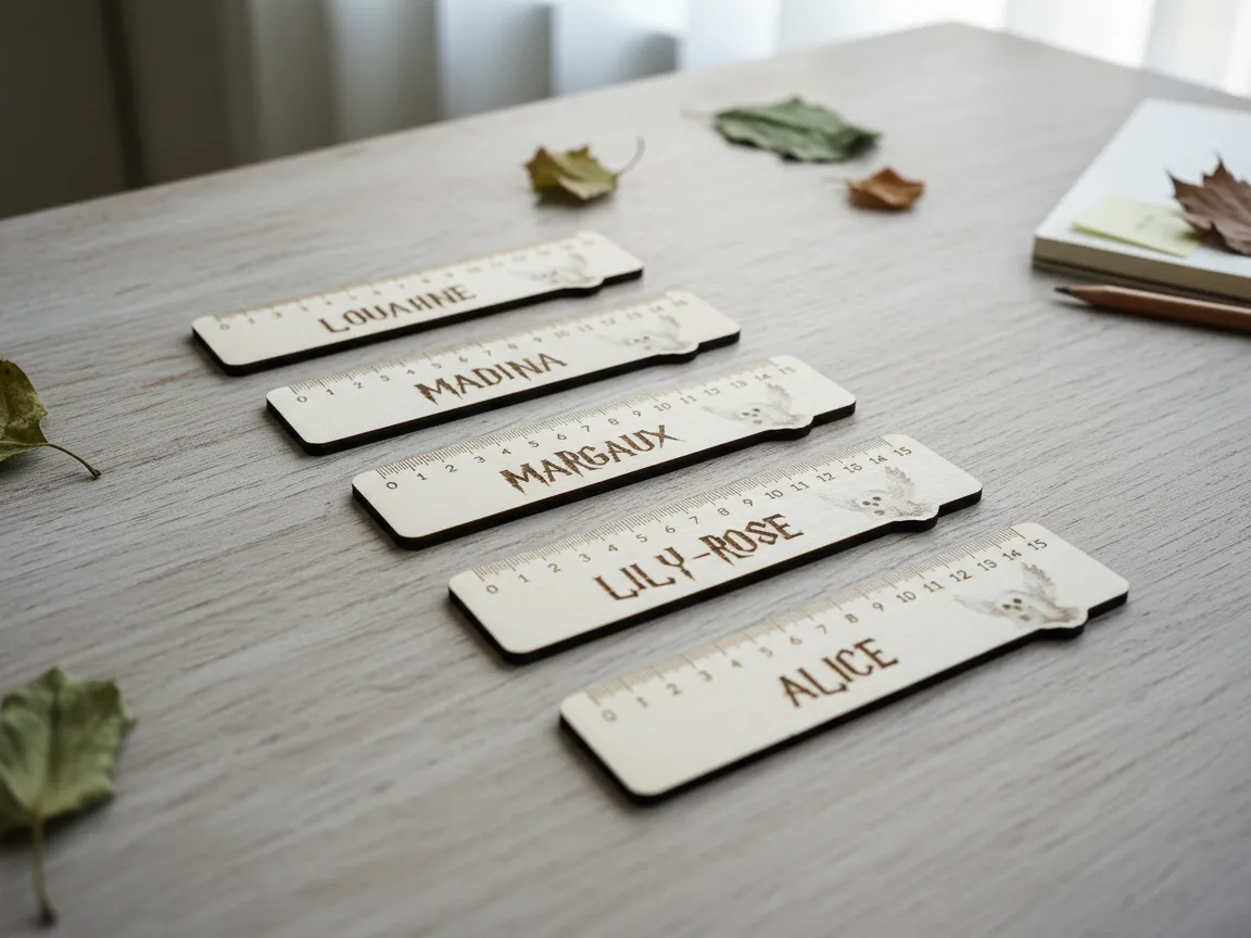 Personalized Laser Cut Wooden Rulers with Names and Harry Potter ...