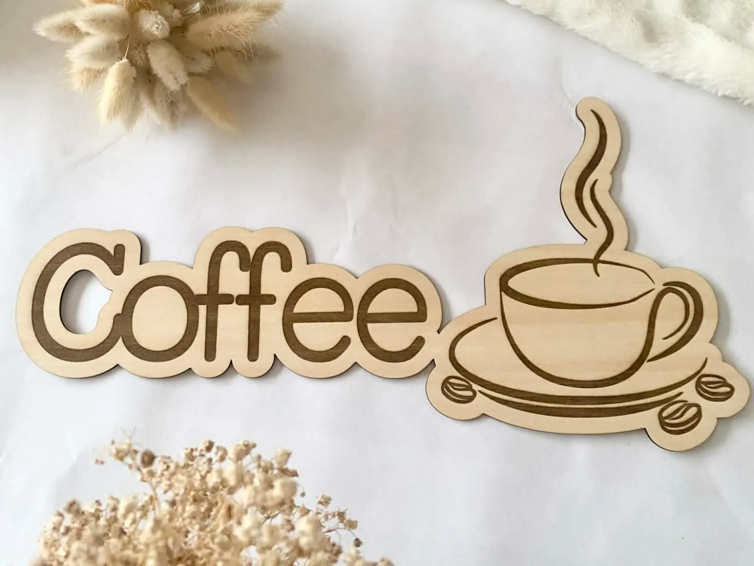 Panneau mural décoratif avec inscription Coffee et tasse à café | Free ...