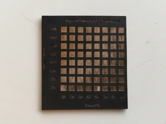 Detailed Color Chart - Engraving Grid Test For Water Based Paint or ...