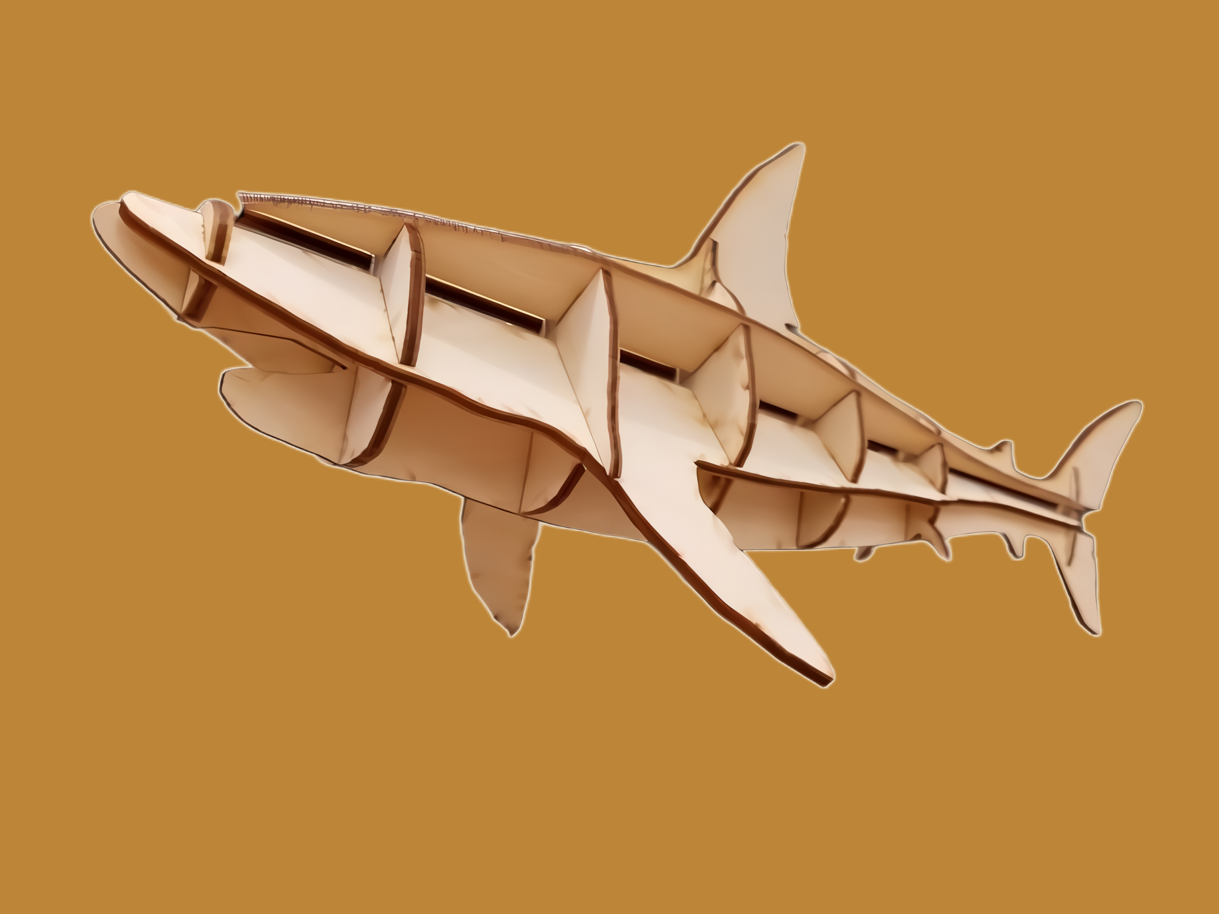 Laser Cut Shark Free Vector | Free Files - Atomm