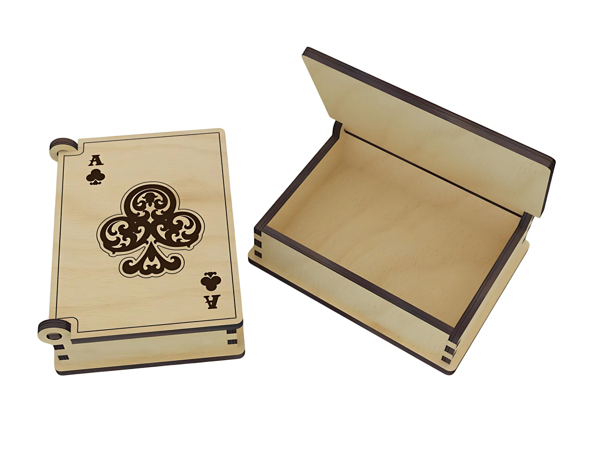 Laser Cut Playing Card Box SVG File – 4mm Material | Free Files - Atomm
