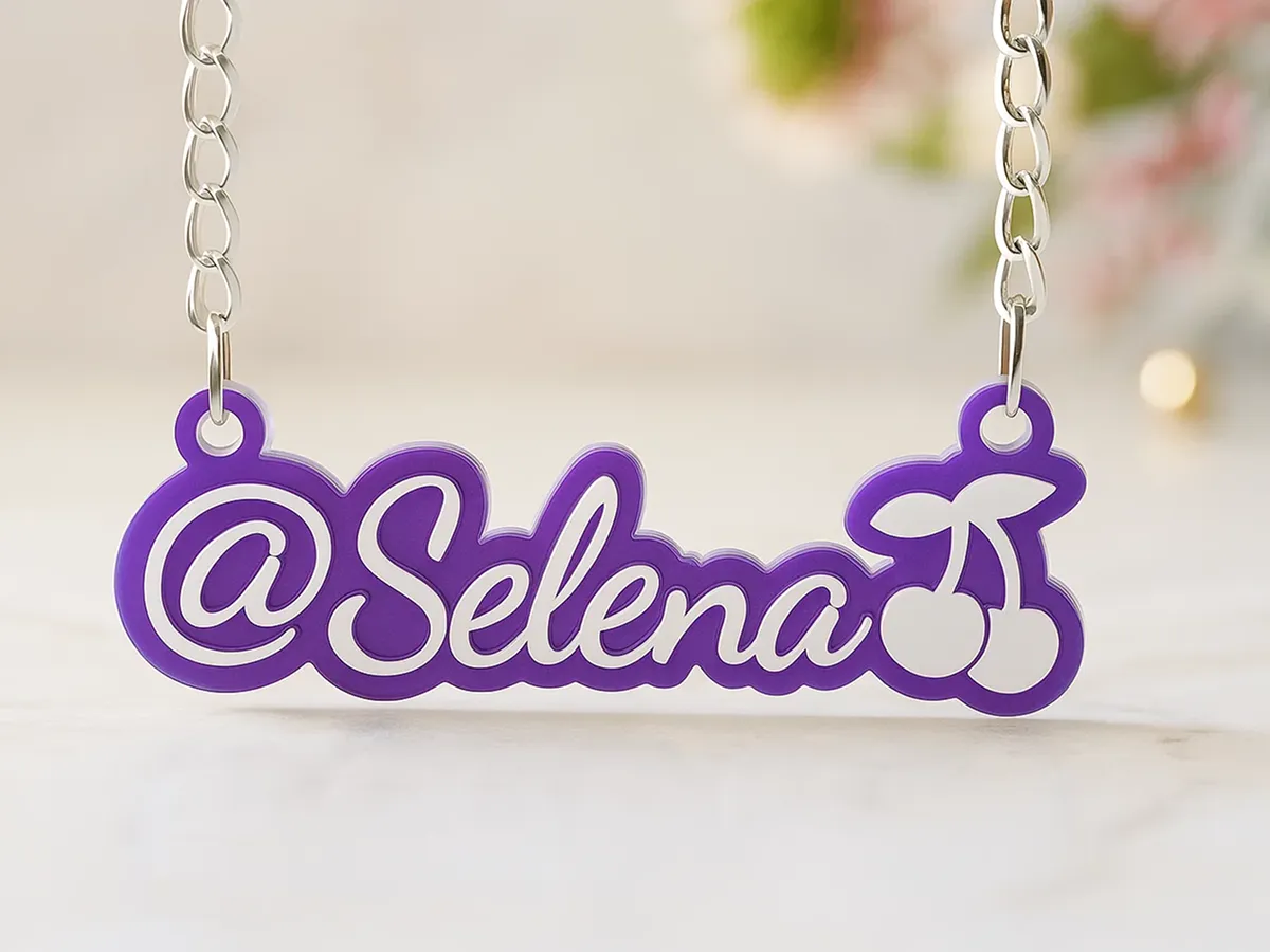 Personalized Name Tag Keychain | Free Files - Atomm