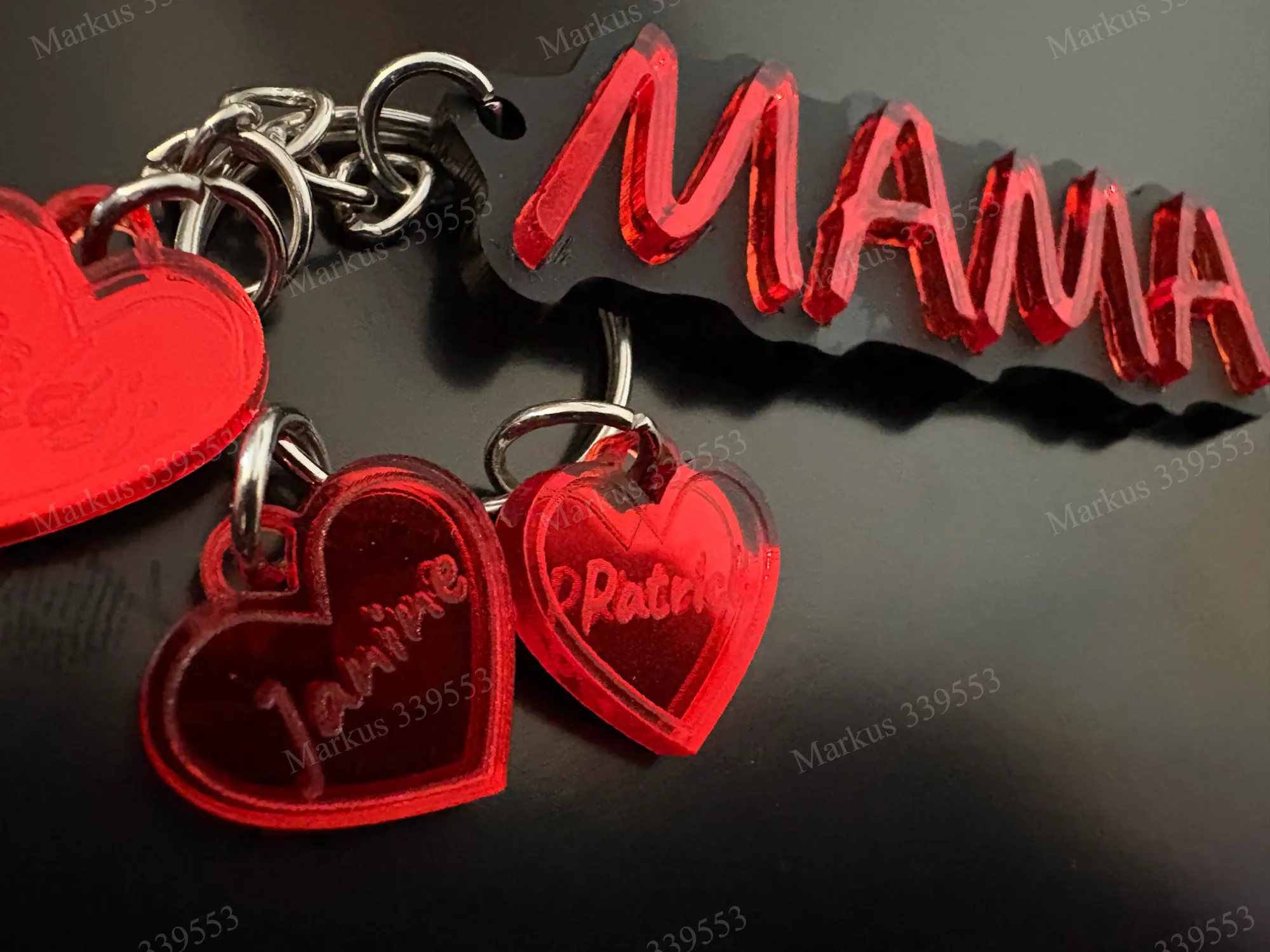Acrylic “MOM / MUM / MAMA” Keychain – Laser-Cut Mother’s Day Gift with ...