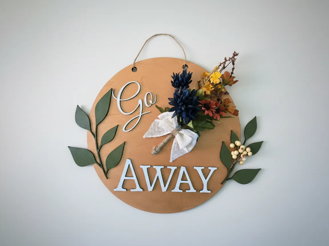 Go Away Door SIgn | Free Files - Atomm