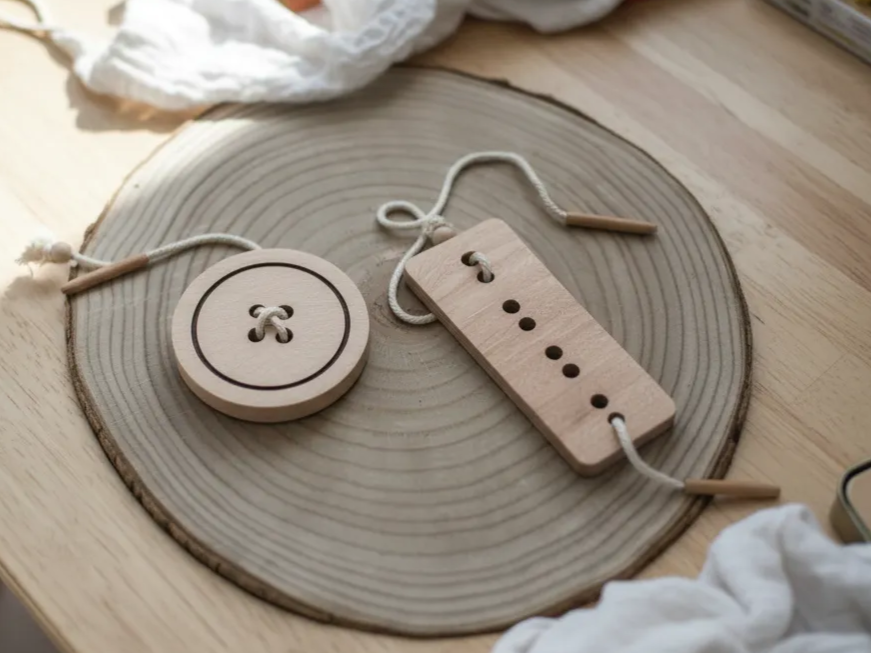 Laçage Montessori - progression - Montessori lacing toys bundle laser ...