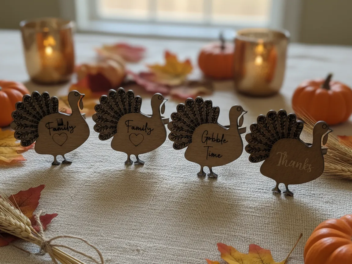 Turkey Thanksgiving Napkin Ring Holders | Free Files - Atomm