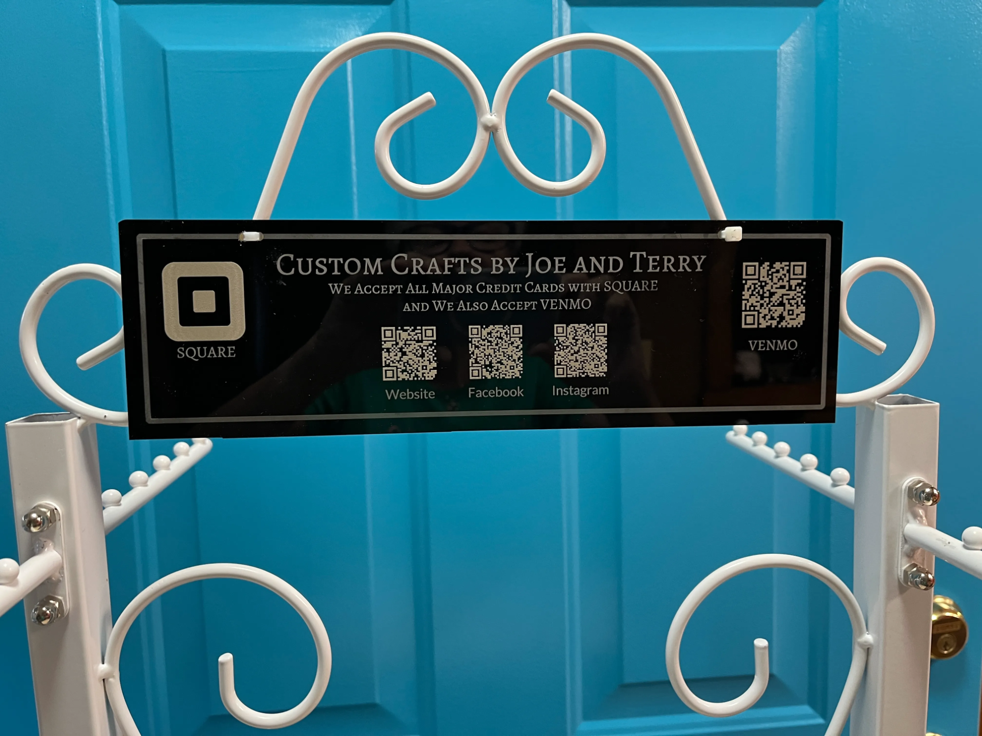 Acrylic Engraved Payment/QR Codes Sign | Free Files - Atomm