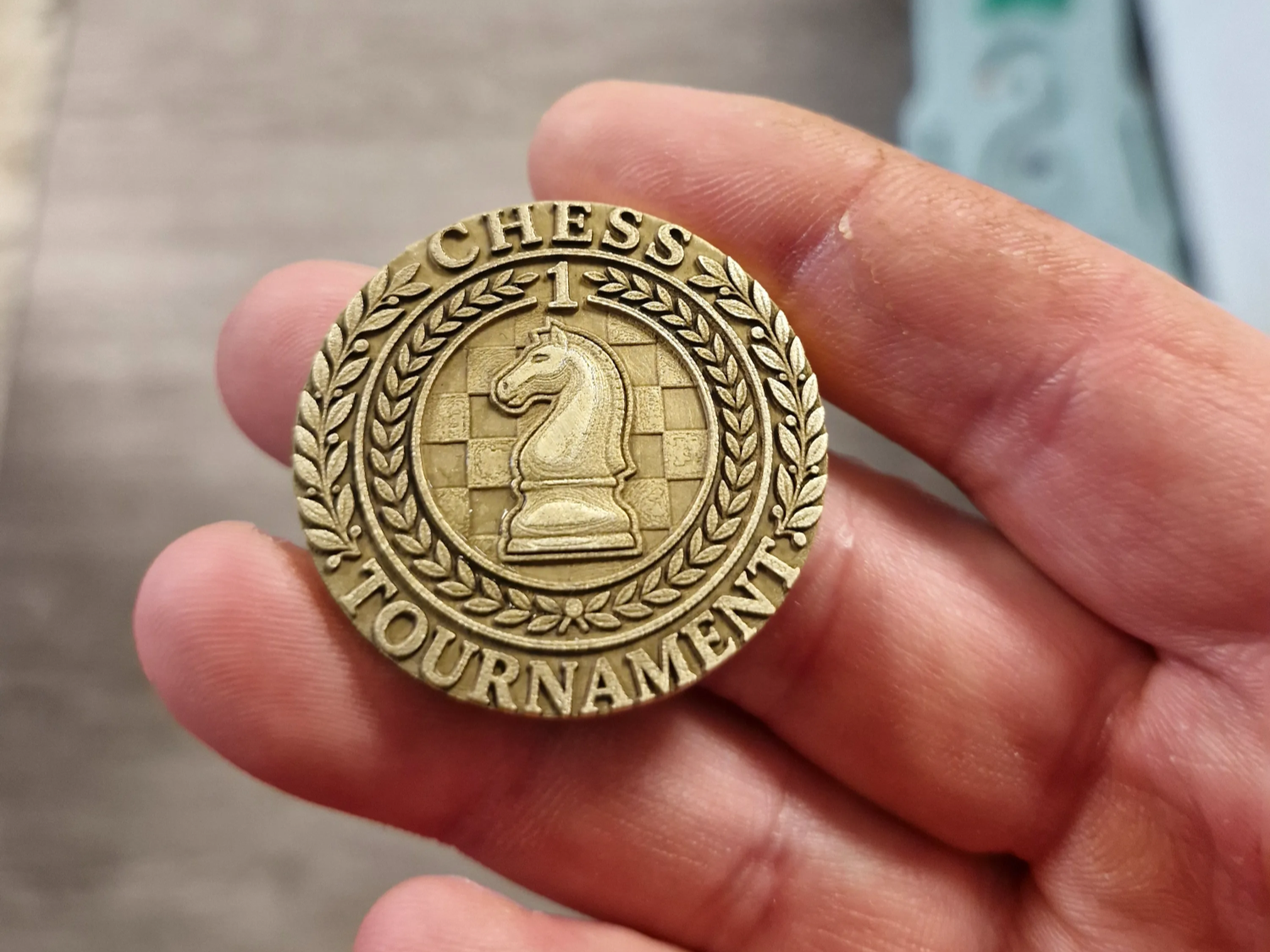 Chess Tournament Medal with Knight Design | Free Files - Atomm