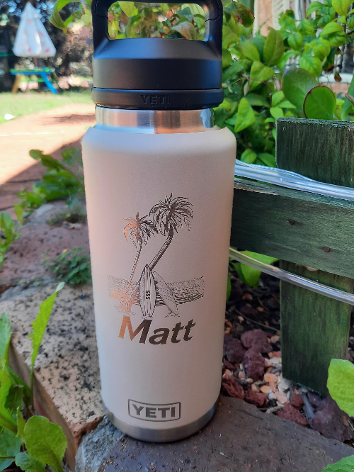 YETI TUMBLER ENGRAVED WITH XTOOL F2 | Free Files - Atomm