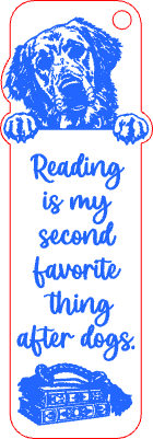 Golden Retriever Wooden Bookmark with Reading Quote | Free Files - Atomm