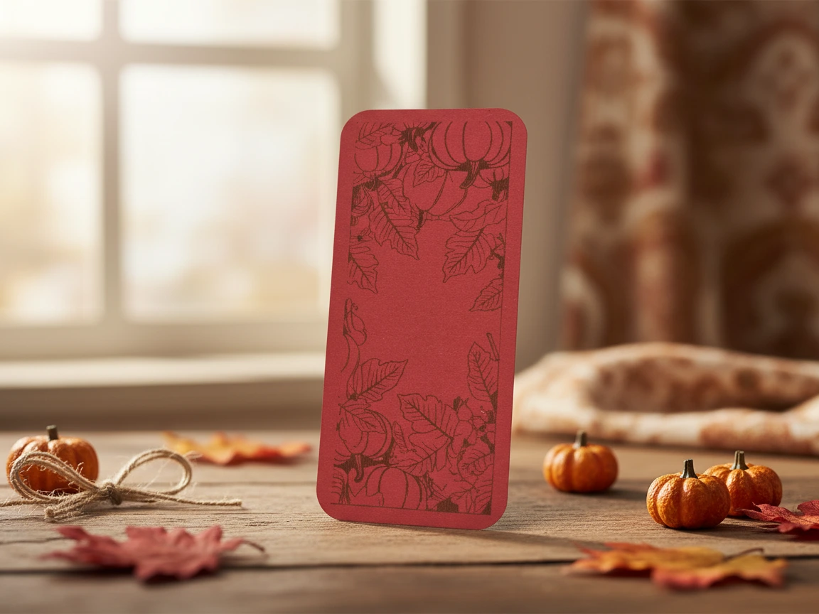 Autumn themed engraved bookmark | Free Files - Atomm