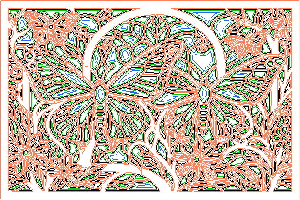Layered Wood Butterfly and Floral Mandala Wall Art Panel - 5 Layers ...
